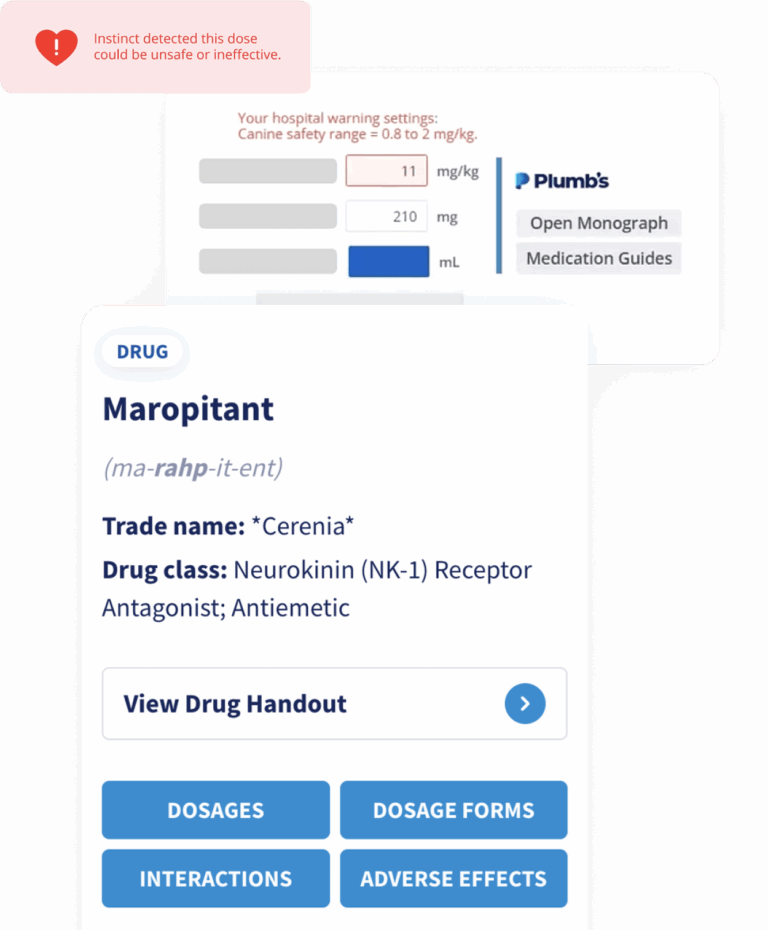 Veterinary Digital Treatment Sheets: Instinct Treatment Plan